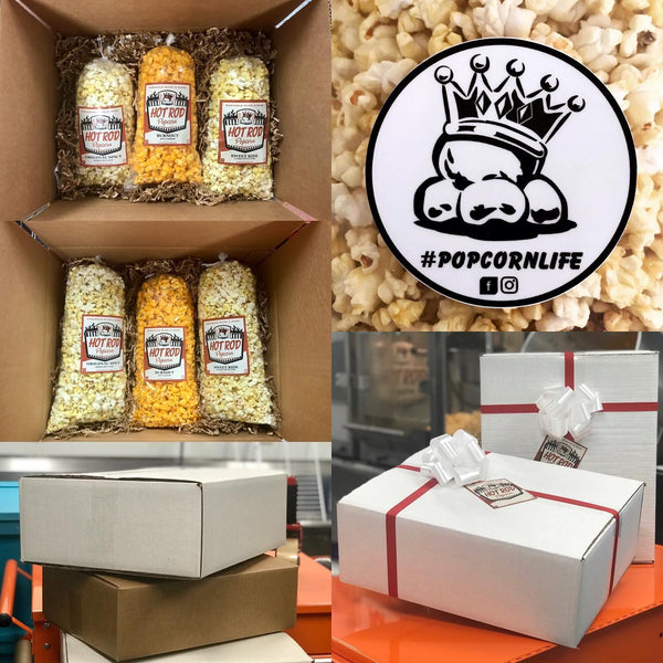 HotRod Popcorn 3 Pack Gift Box